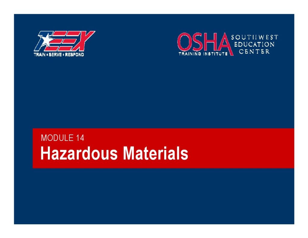 Hazardous Materials Occupational Safety And Health Administration hazardous-materials-occupational-safety-and-health-administration